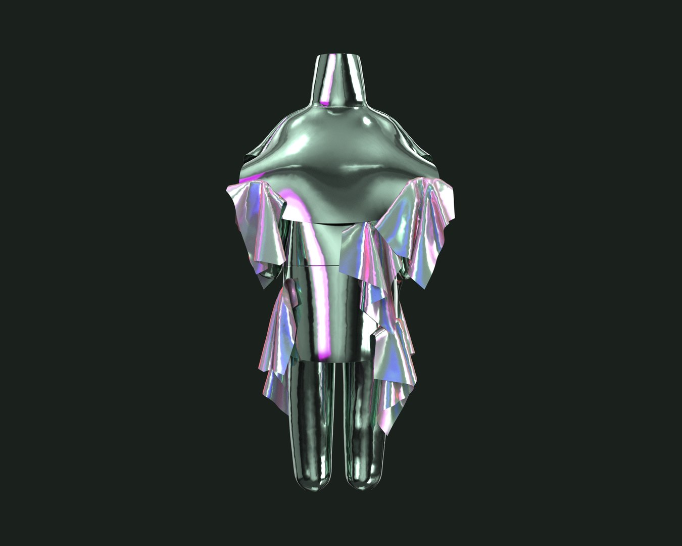 3D NFT-Mens Metal Dress In Low Poly model - TurboSquid 2023900