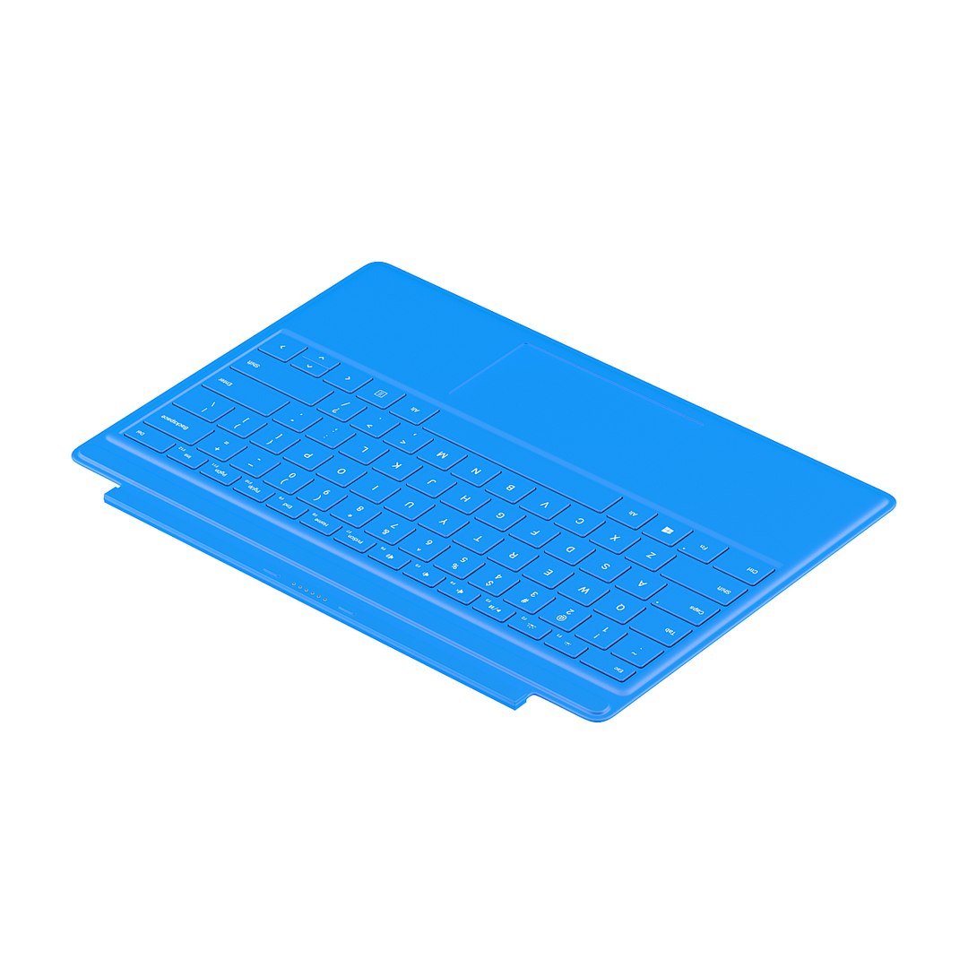 Flat Surface Keyboard 3D Model - TurboSquid 1183827