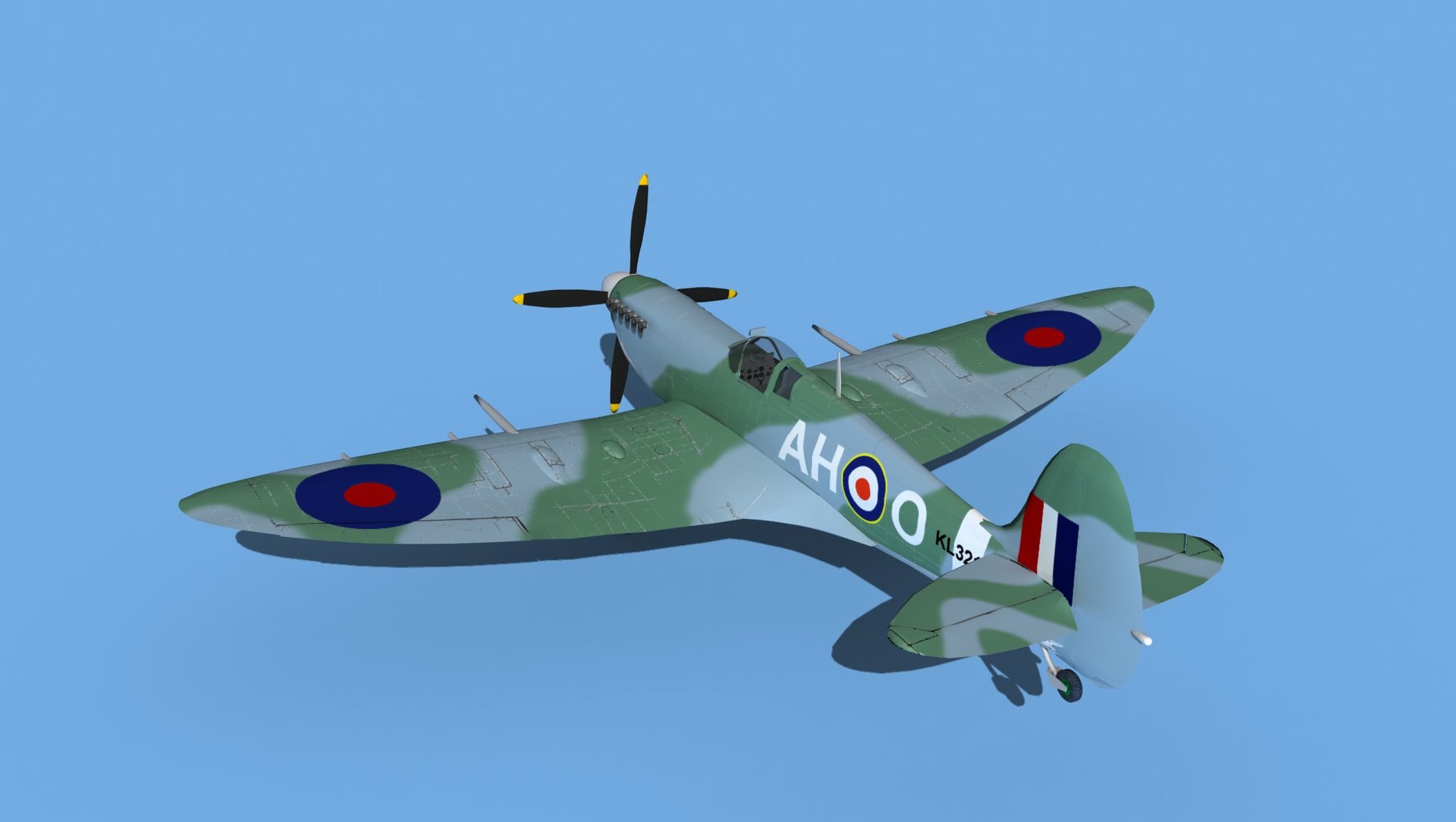 3D Supermarine Spitfire Mk IXb V01 - TurboSquid 1756960