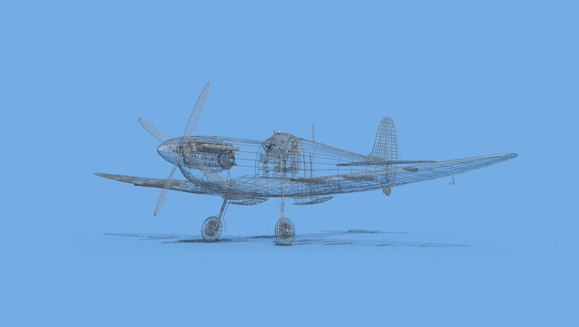 3D Supermarine Spitfire Mk IXb V01 - TurboSquid 1756960
