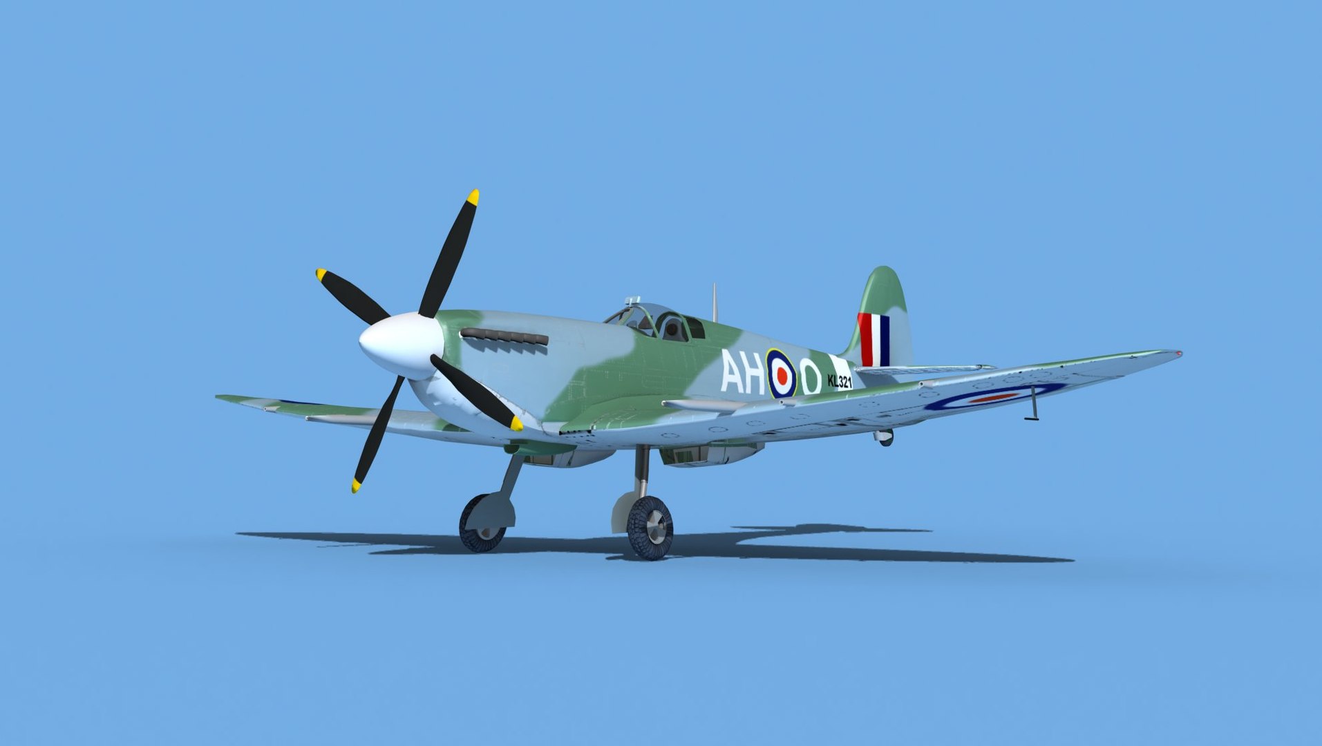 3D Supermarine Spitfire Mk IXb V01 - TurboSquid 1756960