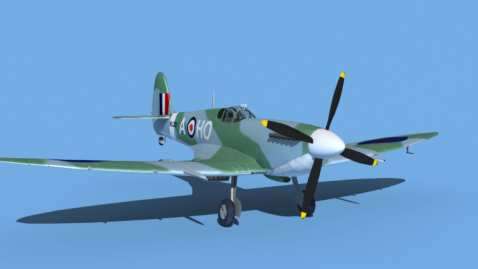 3D Supermarine Spitfire Mk IXb V01 - TurboSquid 1756960
