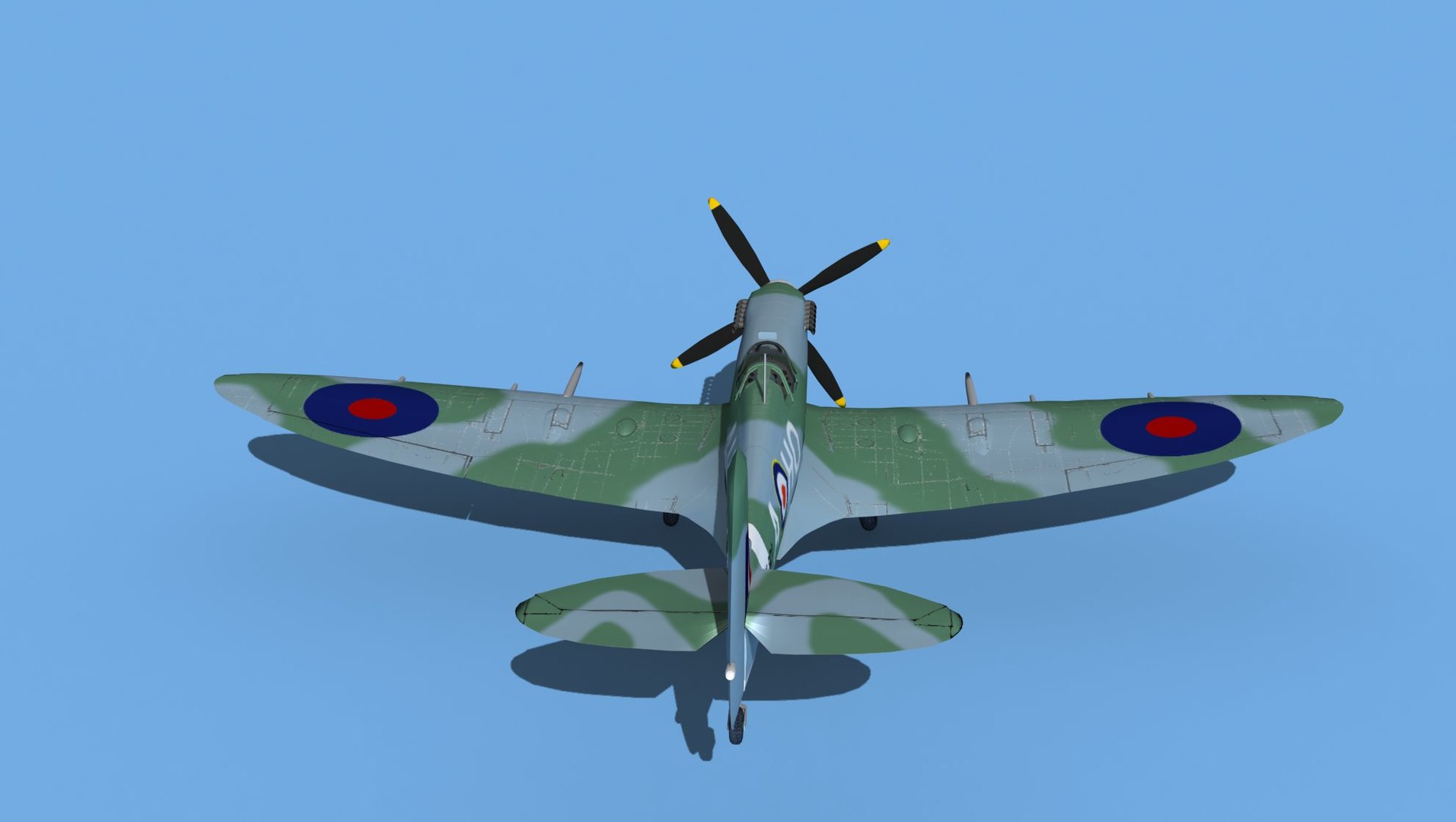 3D Supermarine Spitfire Mk IXb V01 - TurboSquid 1756960