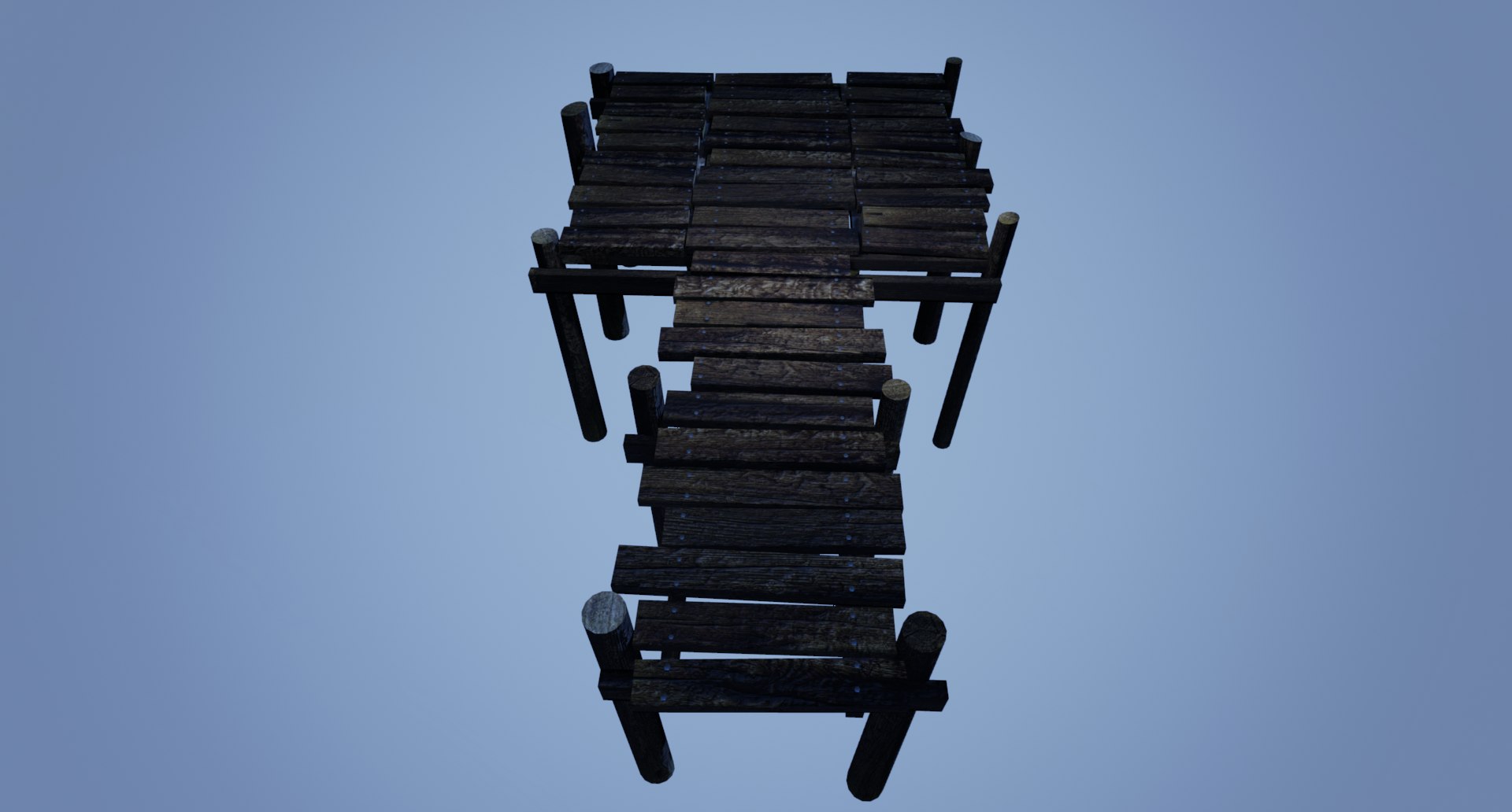 Jetty Normalmap Ready 3d Obj