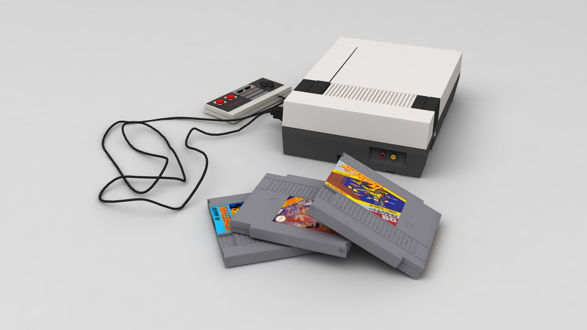 Nintendo NES 3D Model - TurboSquid 2010927