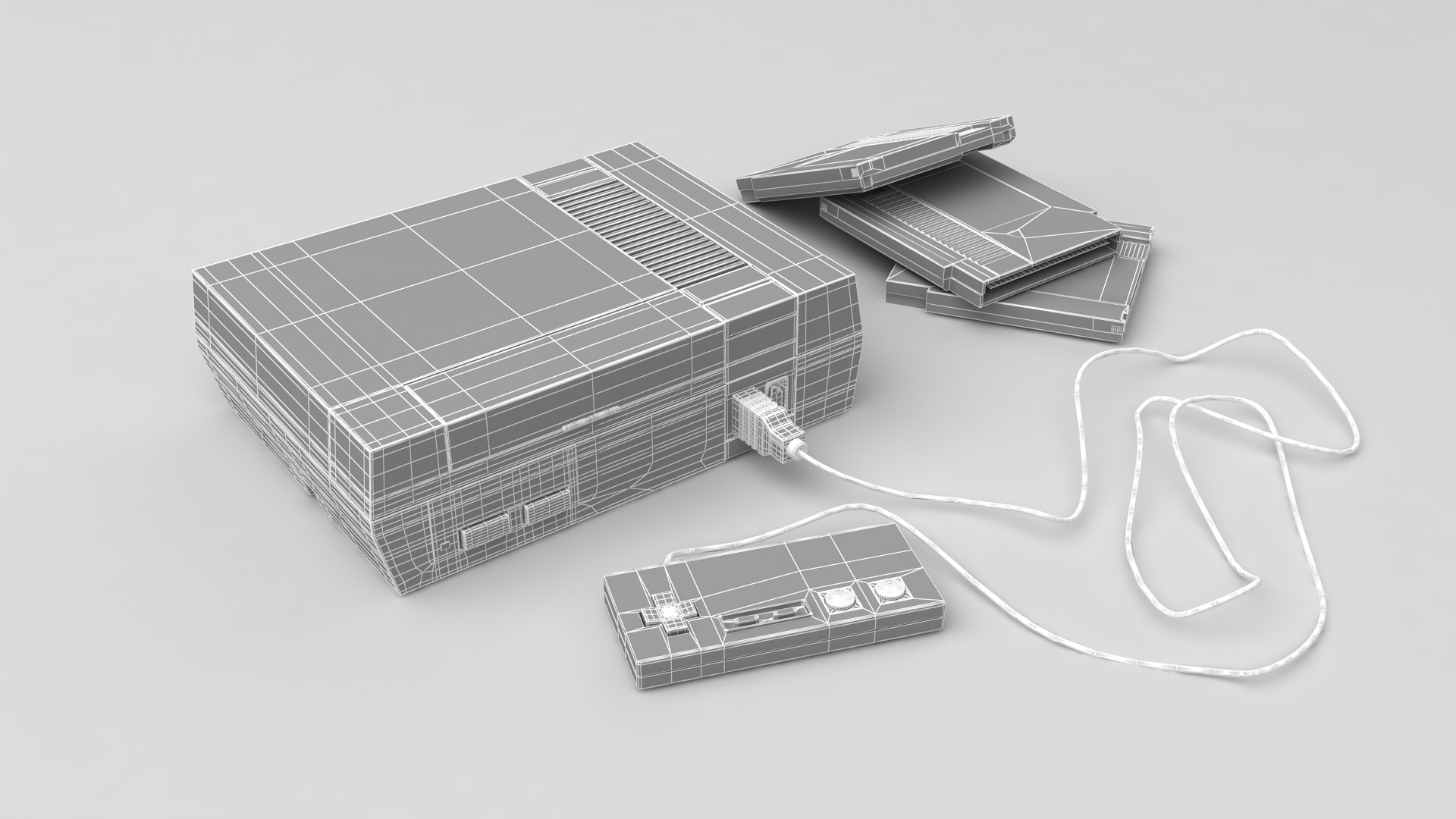 Nintendo NES 3D Model - TurboSquid 2010927