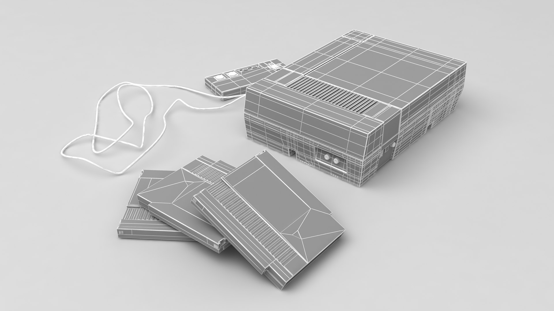 Nintendo NES 3D Model - TurboSquid 2010927