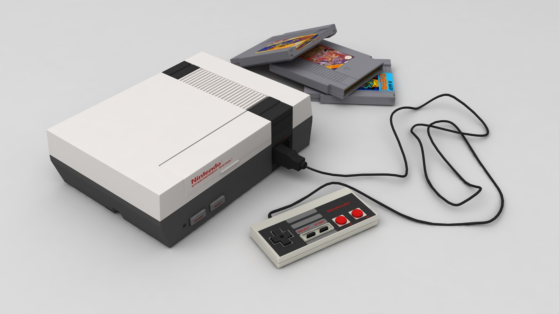 Nintendo NES 3D Model - TurboSquid 2010927