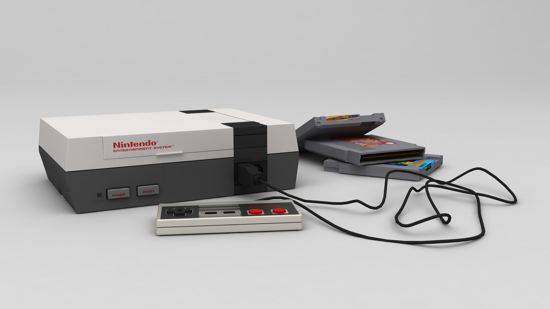 Nintendo NES 3D Model - TurboSquid 2010927