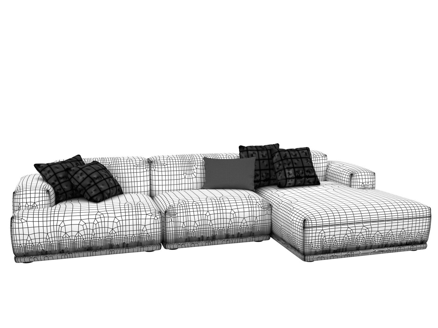 3D Connect 3-seater Lounge 3 Model - TurboSquid 1159805