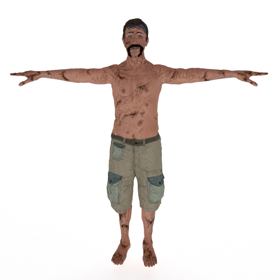 Zombie Tod Rigged 3d Obj