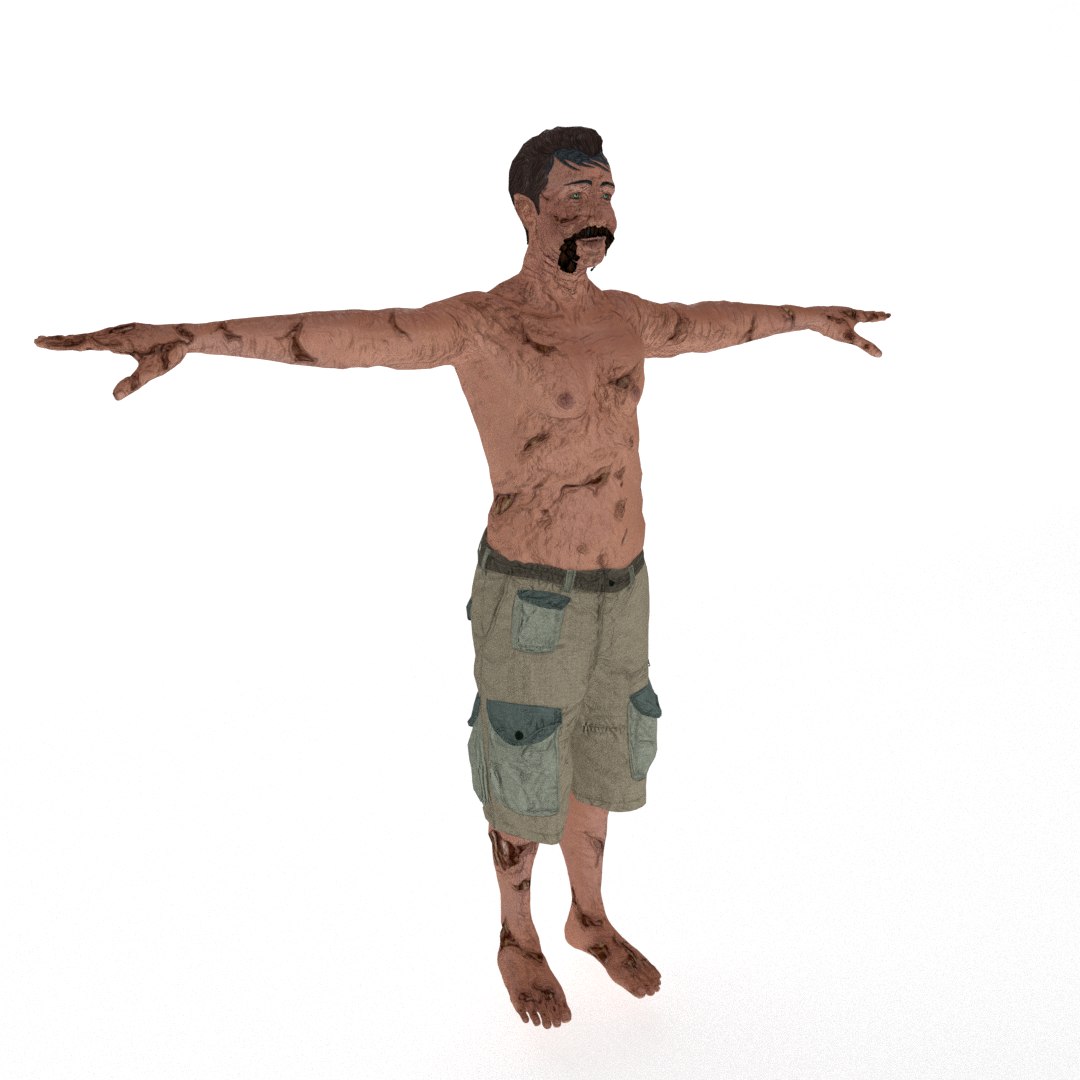Zombie Tod Rigged 3d Obj