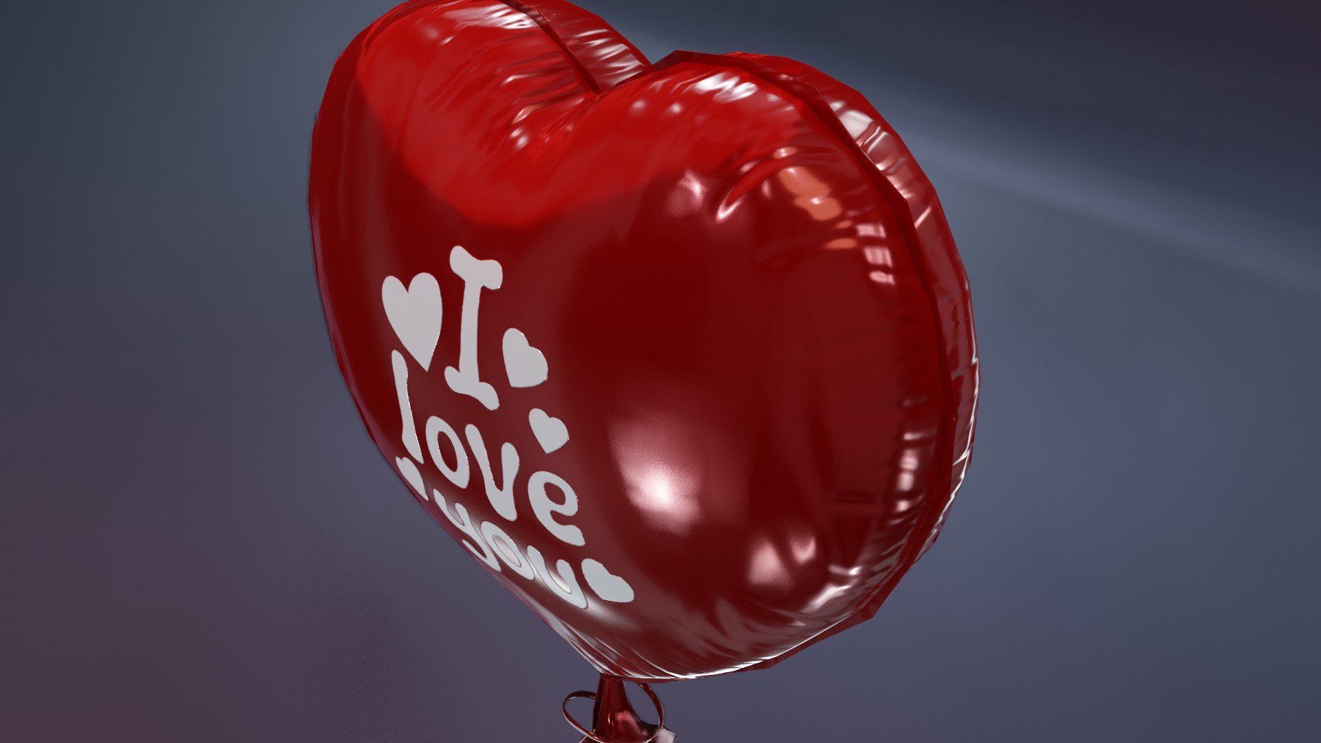 Balloon heart model - TurboSquid 1492046