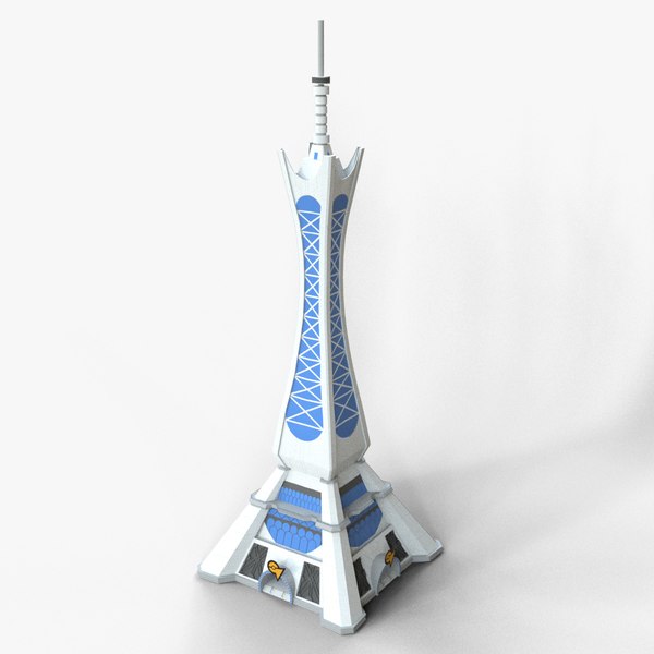 modelo 3d Torre Prisma - TurboSquid 2515015