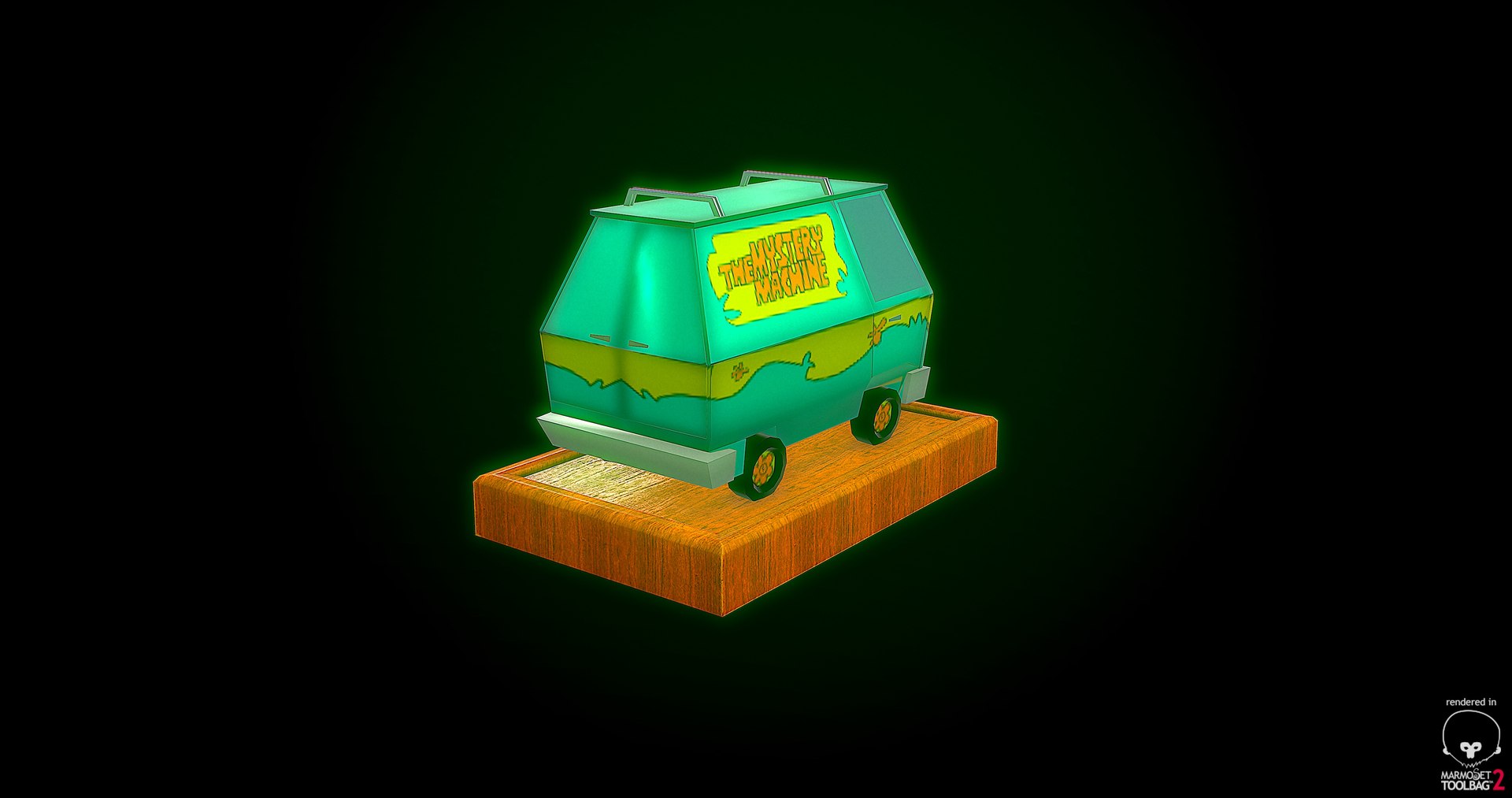 3D Mystery Machine - TurboSquid 1388208