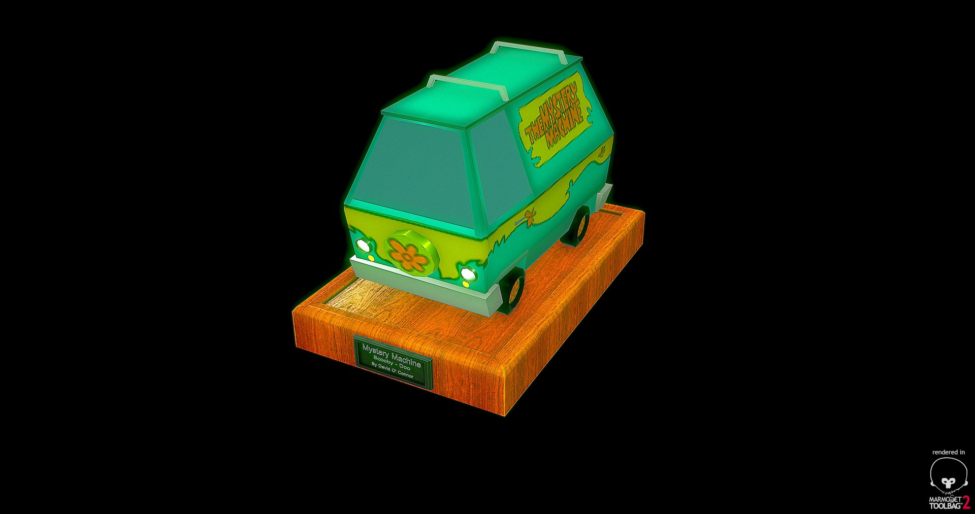 3D Mystery Machine - TurboSquid 1388208