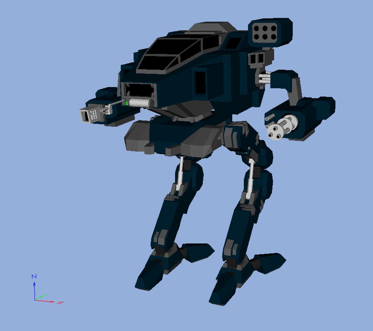 3d bipedal tank