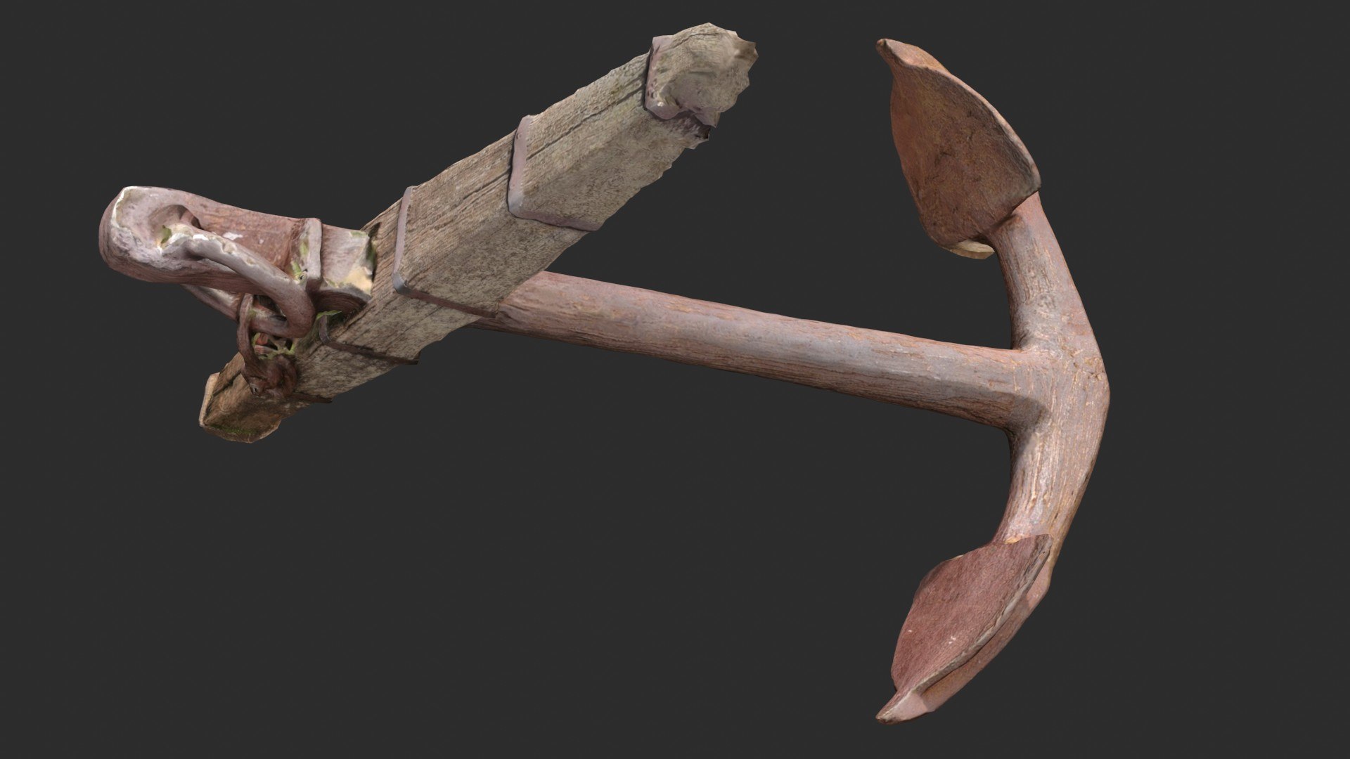 Rusty Anchor St-Malo 3D Model - TurboSquid 1786331