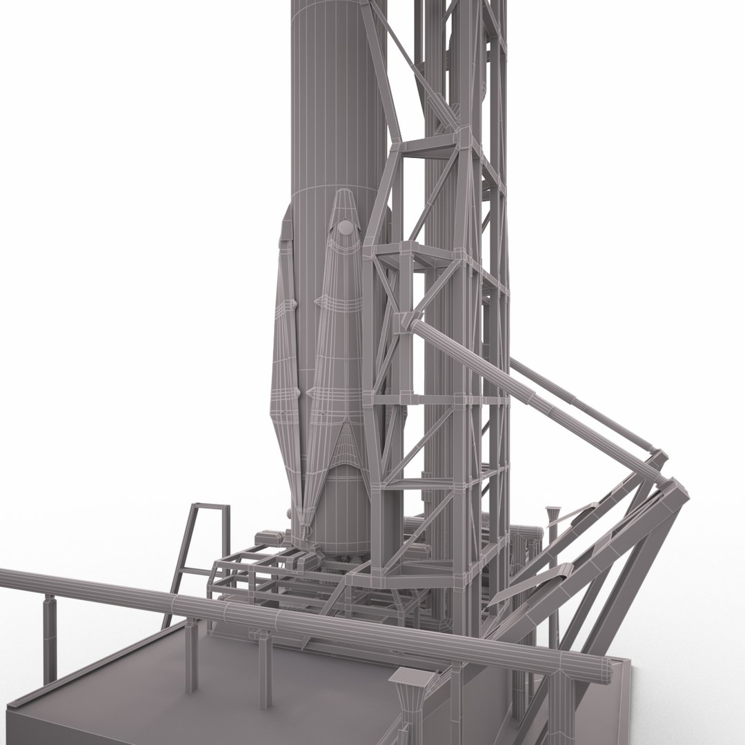 Space Rocket 3D Model - TurboSquid 1284452