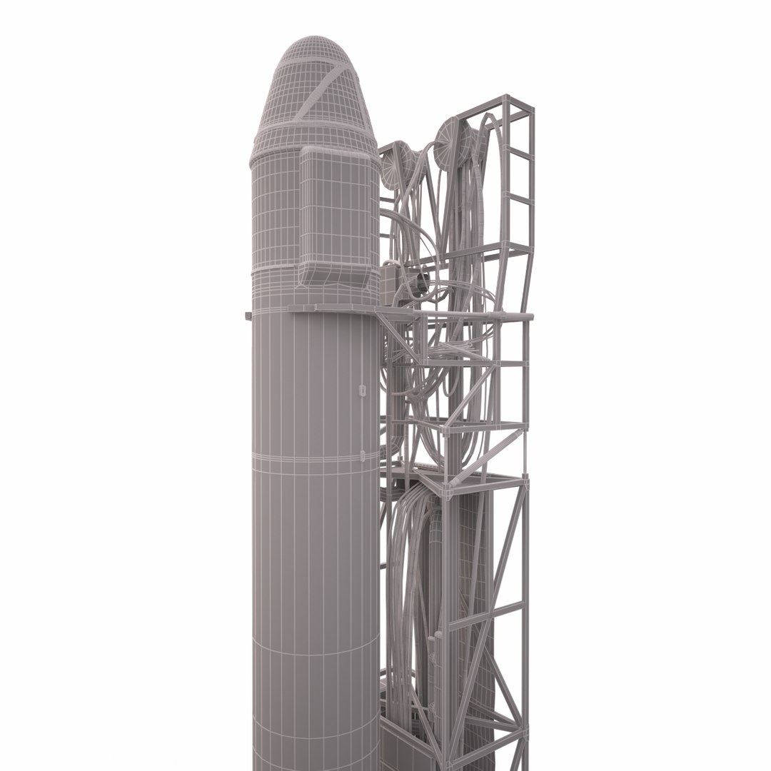Space Rocket 3D Model - TurboSquid 1284452