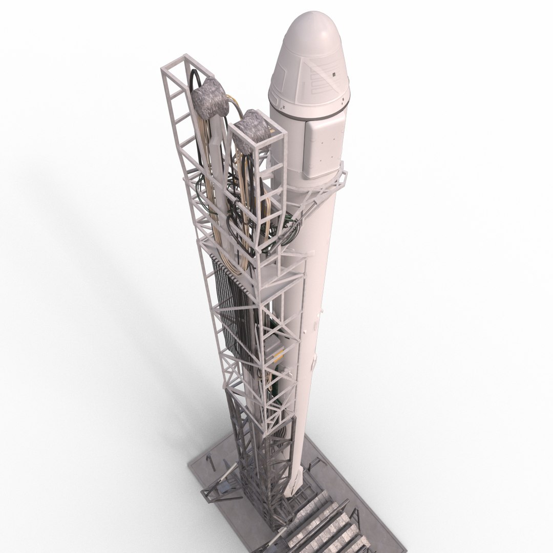 Space Rocket 3D Model - TurboSquid 1284452