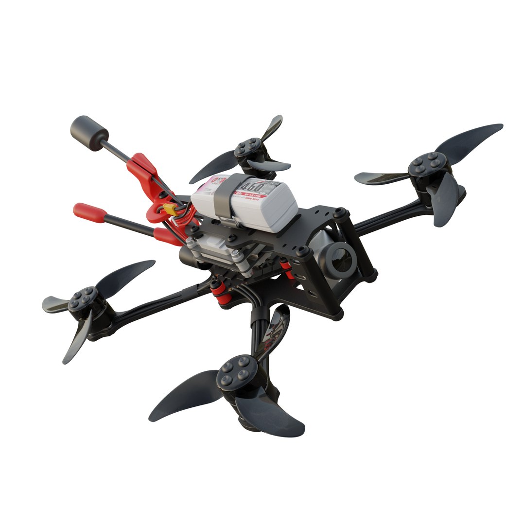 High Detailed and realistic 3d model of FPV Drone 3D - TurboSquid 2175915