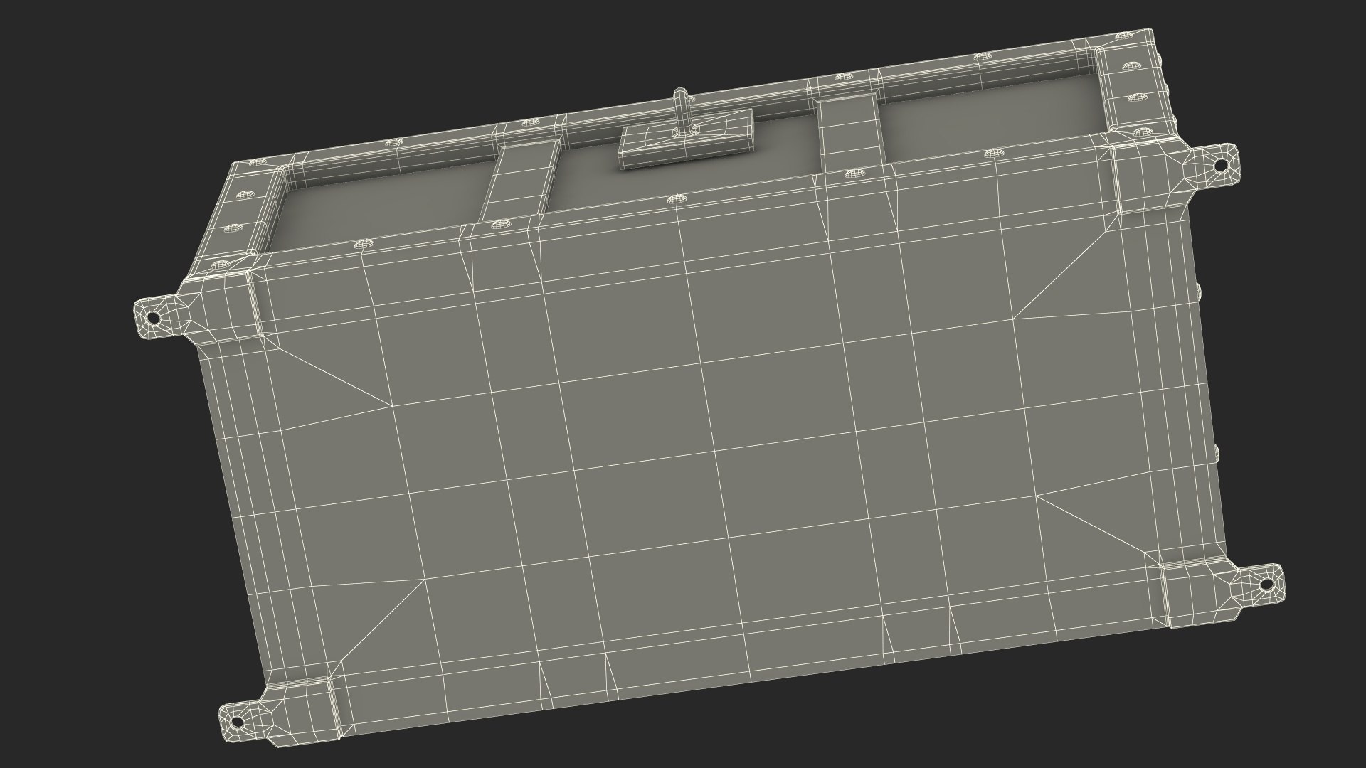 Ancient Wooden Chest Empty 3D Model - TurboSquid 2107283