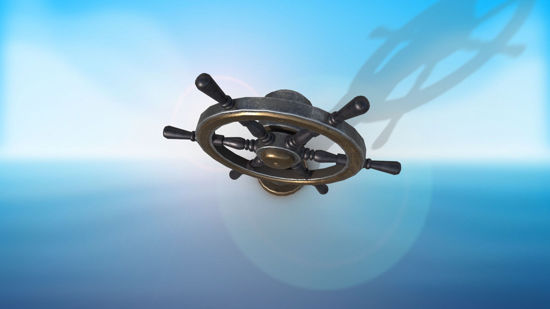 The Helm Of A Sea Ship Or Vessel PBR Game Ready Low-poly 3D Model 3D ...
