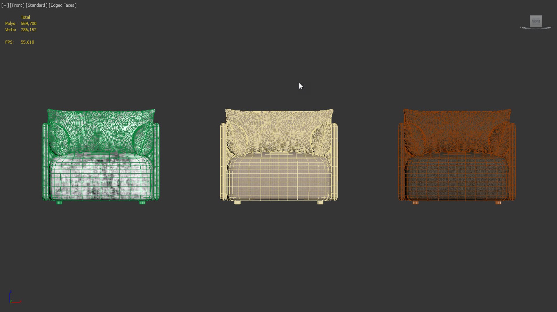 3D Menu Chair Armchair Model - TurboSquid 1681480