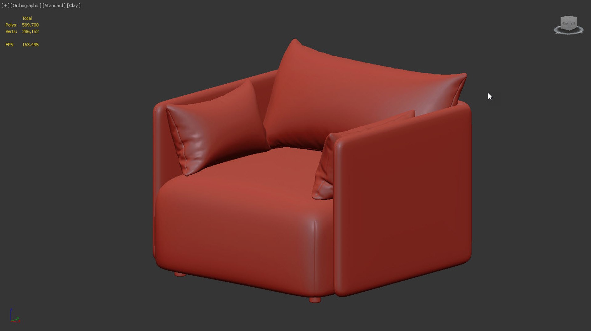 3D Menu Chair Armchair Model - TurboSquid 1681480