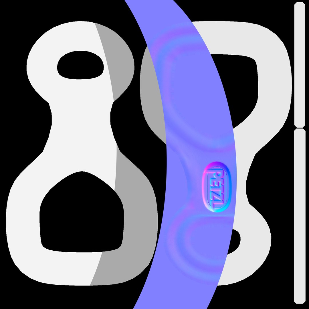 Petzl HUIT Belay Device 3D Model - TurboSquid 1795907