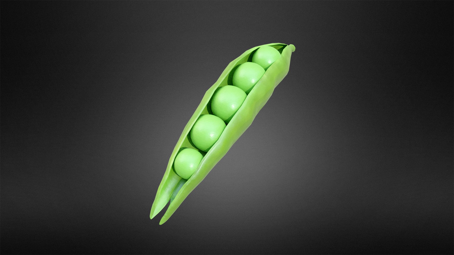 Pea Low Poly Model Model - TurboSquid 1923850