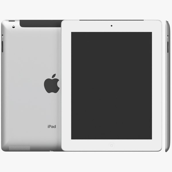 Apple iPad 4th generation wifi and cellular tablet 3D 모델 - TurboSquid 2099416