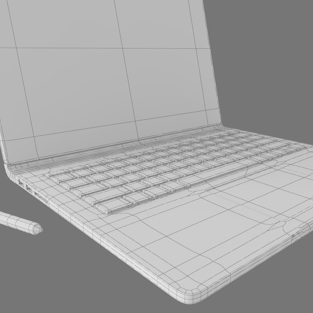 Surface Book 3d Model