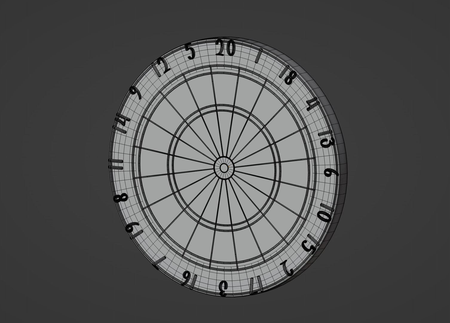 3D Dart Board Model - TurboSquid 2198425