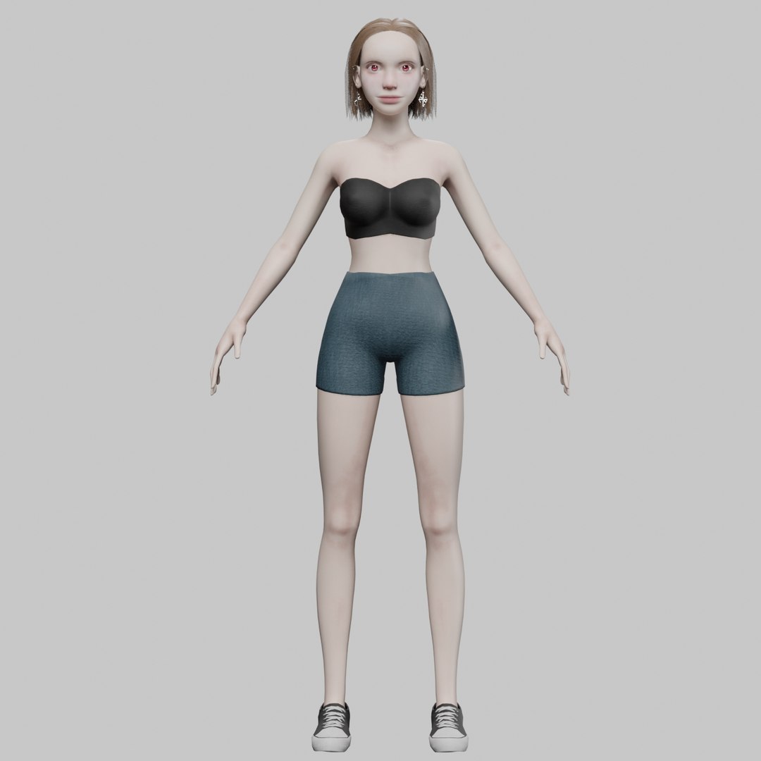 3D Sweet Basic Woman V29110 - TurboSquid 2265622