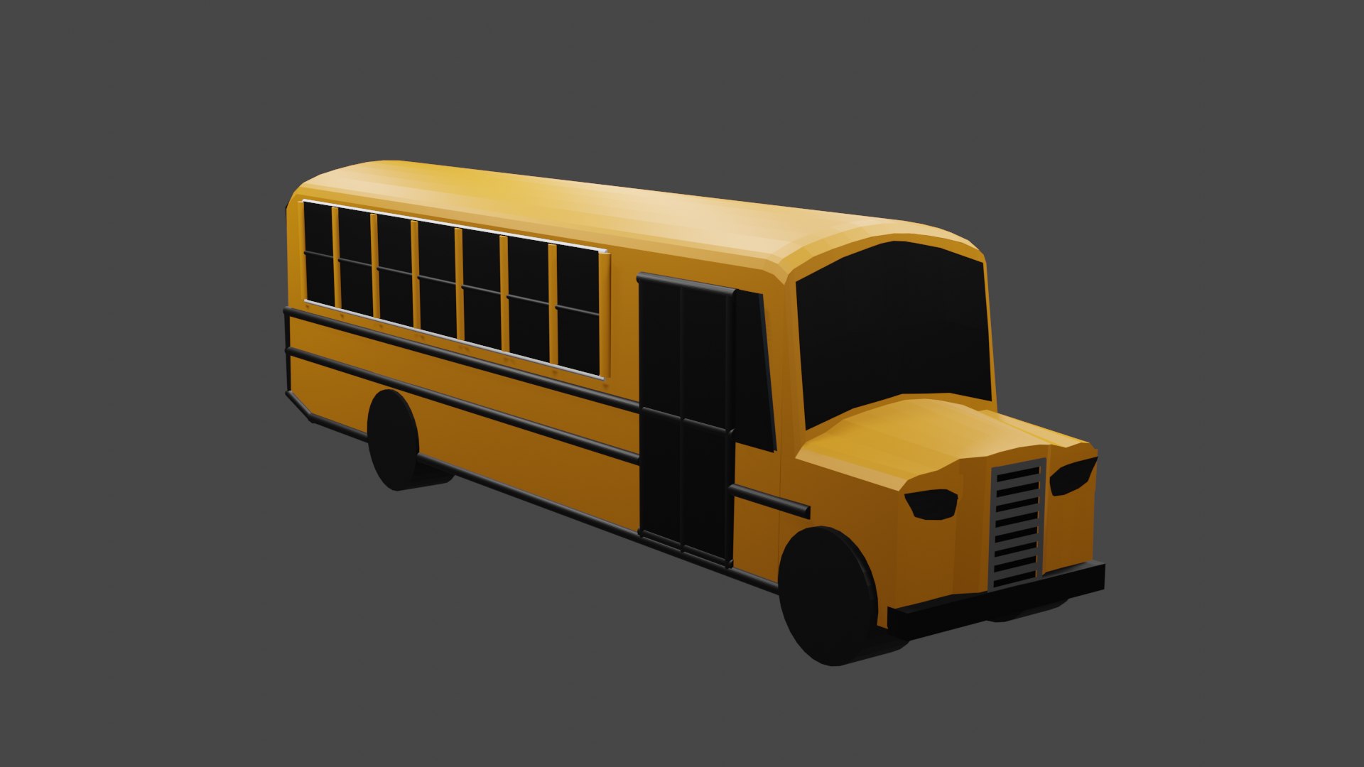 Low Poly Bus 3D - TurboSquid 2081900