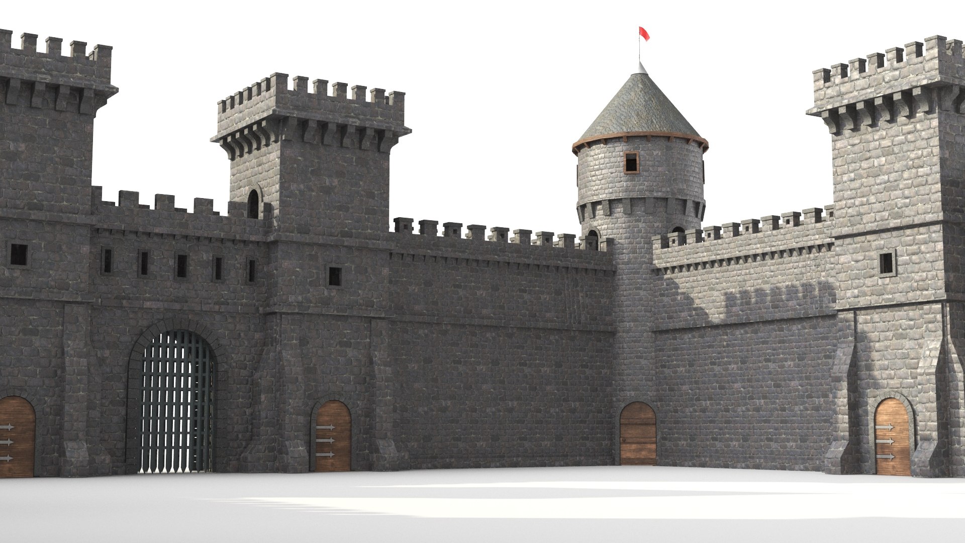 3D Real Castle - TurboSquid 1439141