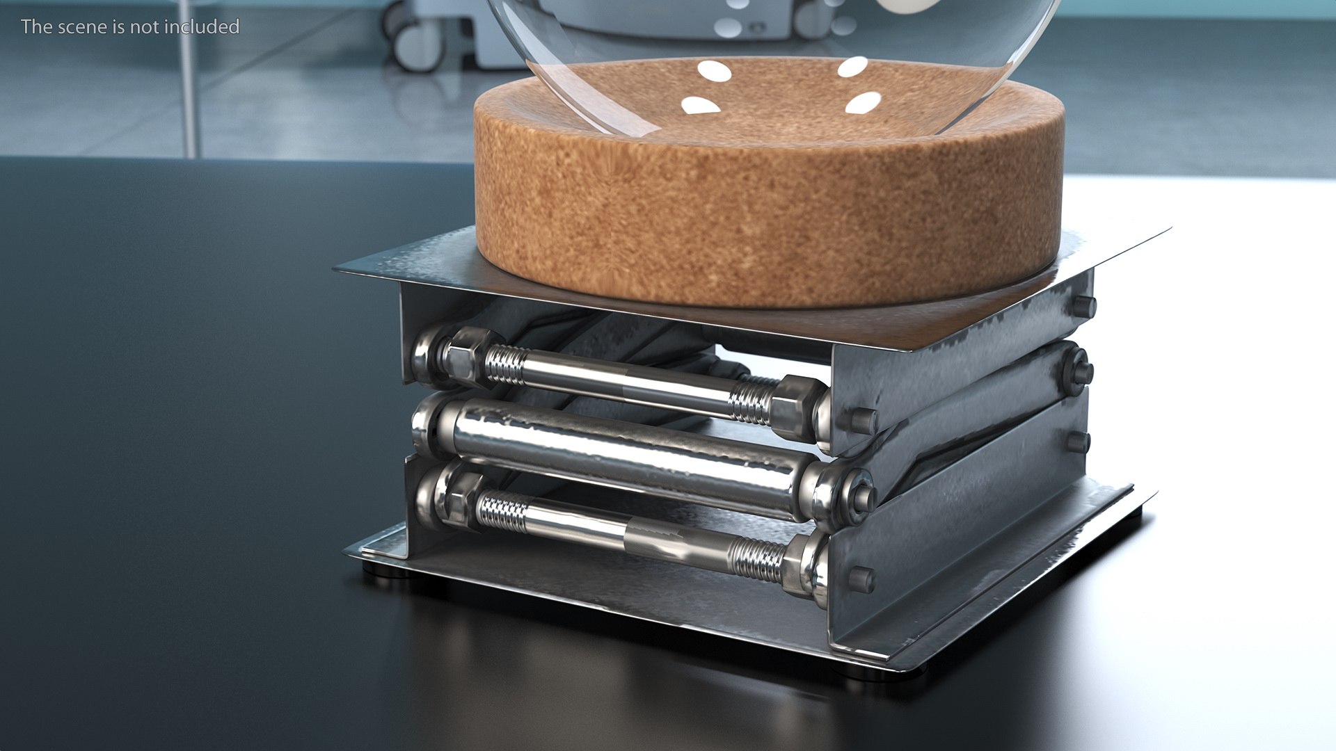 3D Stainless Steel Lab Jack - TurboSquid 1902157