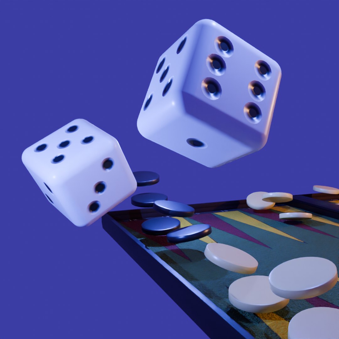 Backgammon Board Stuff 3D Model - TurboSquid 2201685