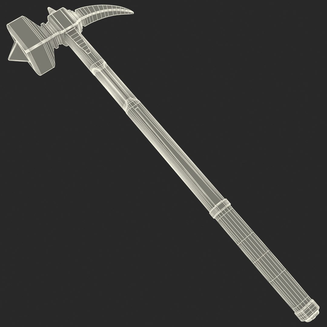 3d Battle Hammer Model