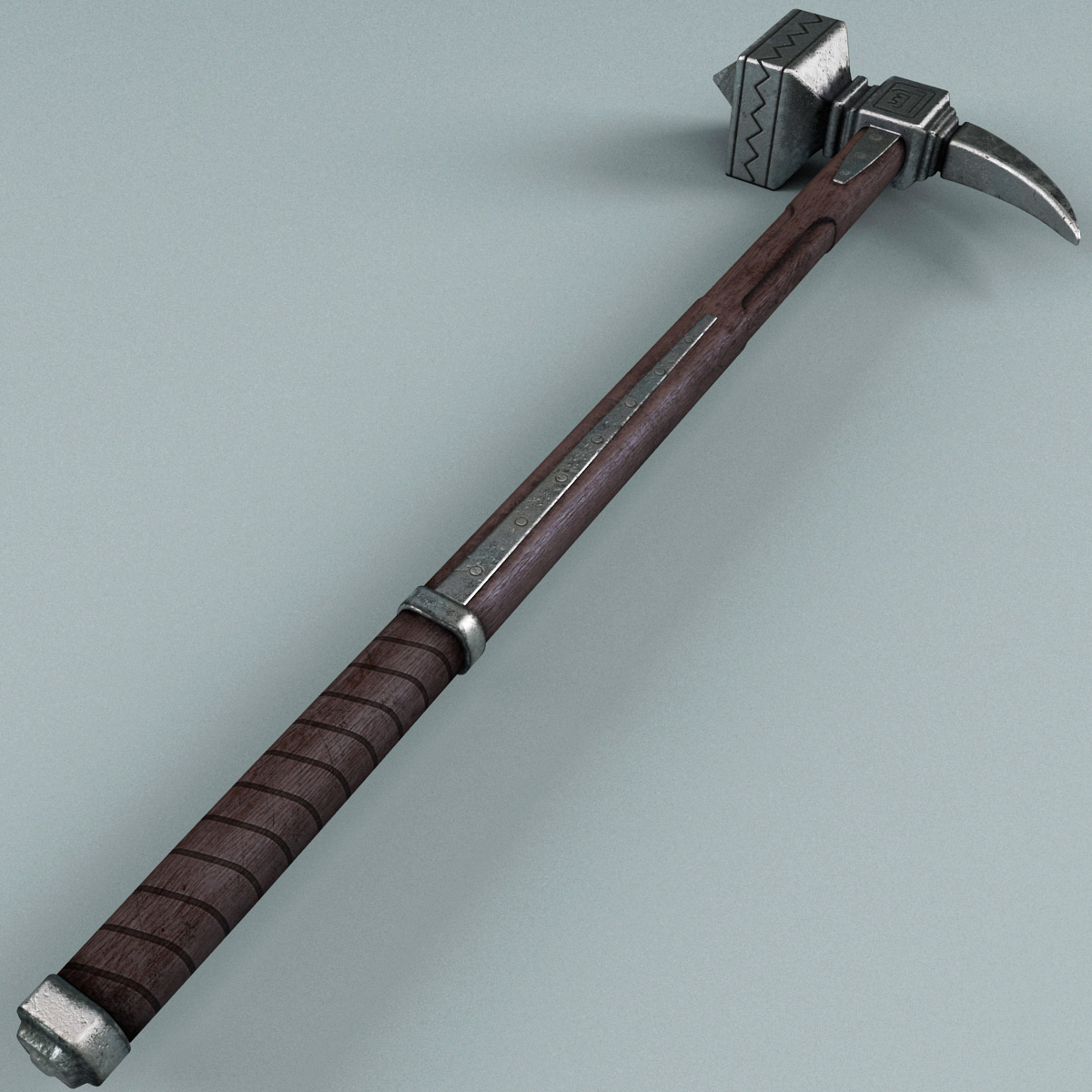 3d battle hammer model