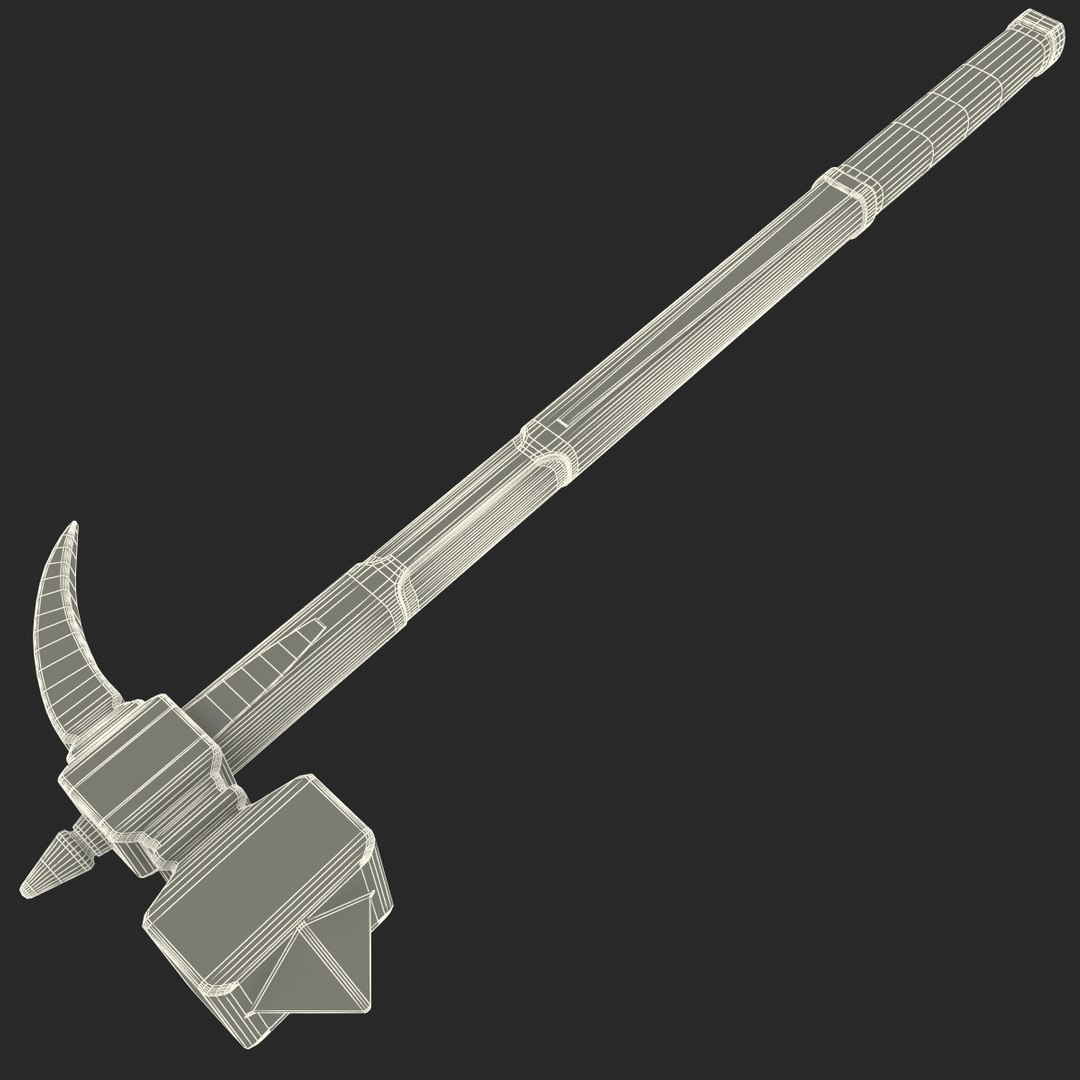 3d Battle Hammer Model