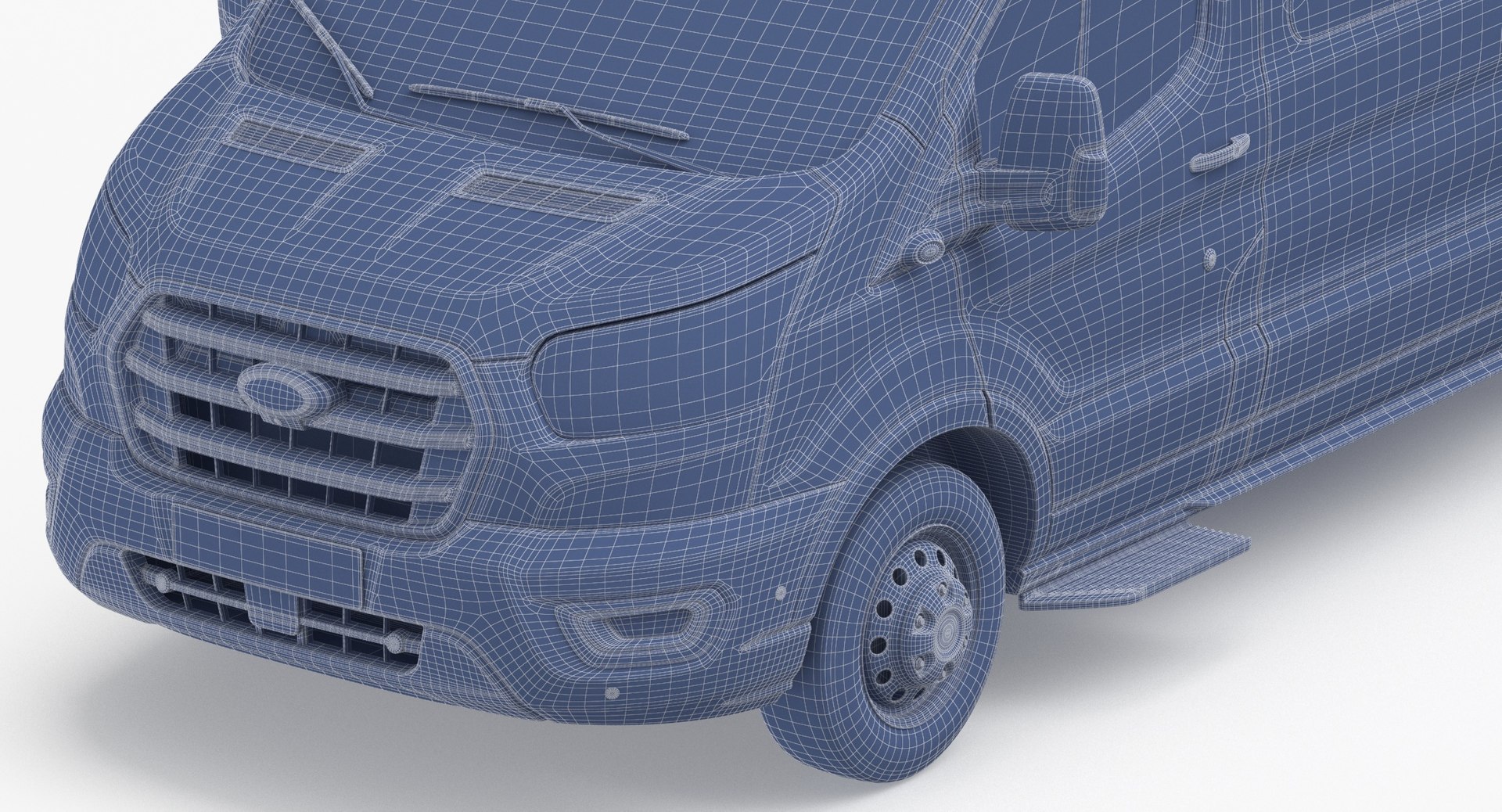 Ford Transit F350HD 2020 Bus 3D model - TurboSquid 2027538