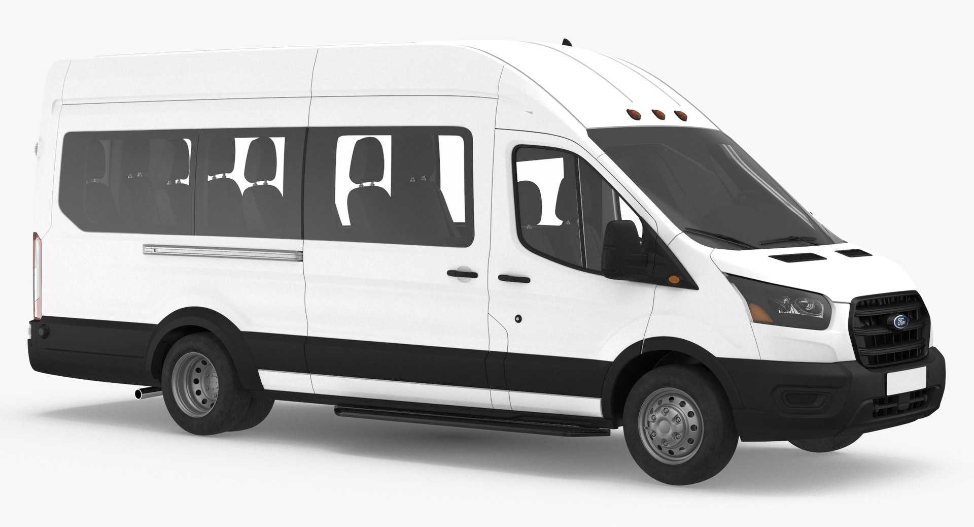 Ford Transit F350HD 2020 Bus 3D Model - TurboSquid 2027538