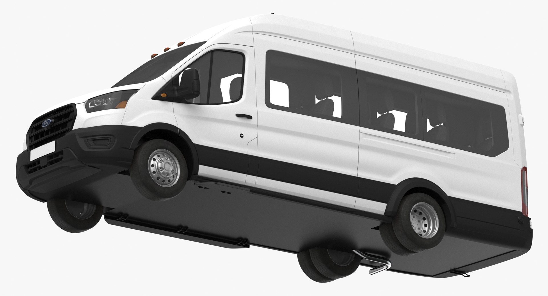 Ford Transit F350HD 2020 Bus 3D Model - TurboSquid 2027538
