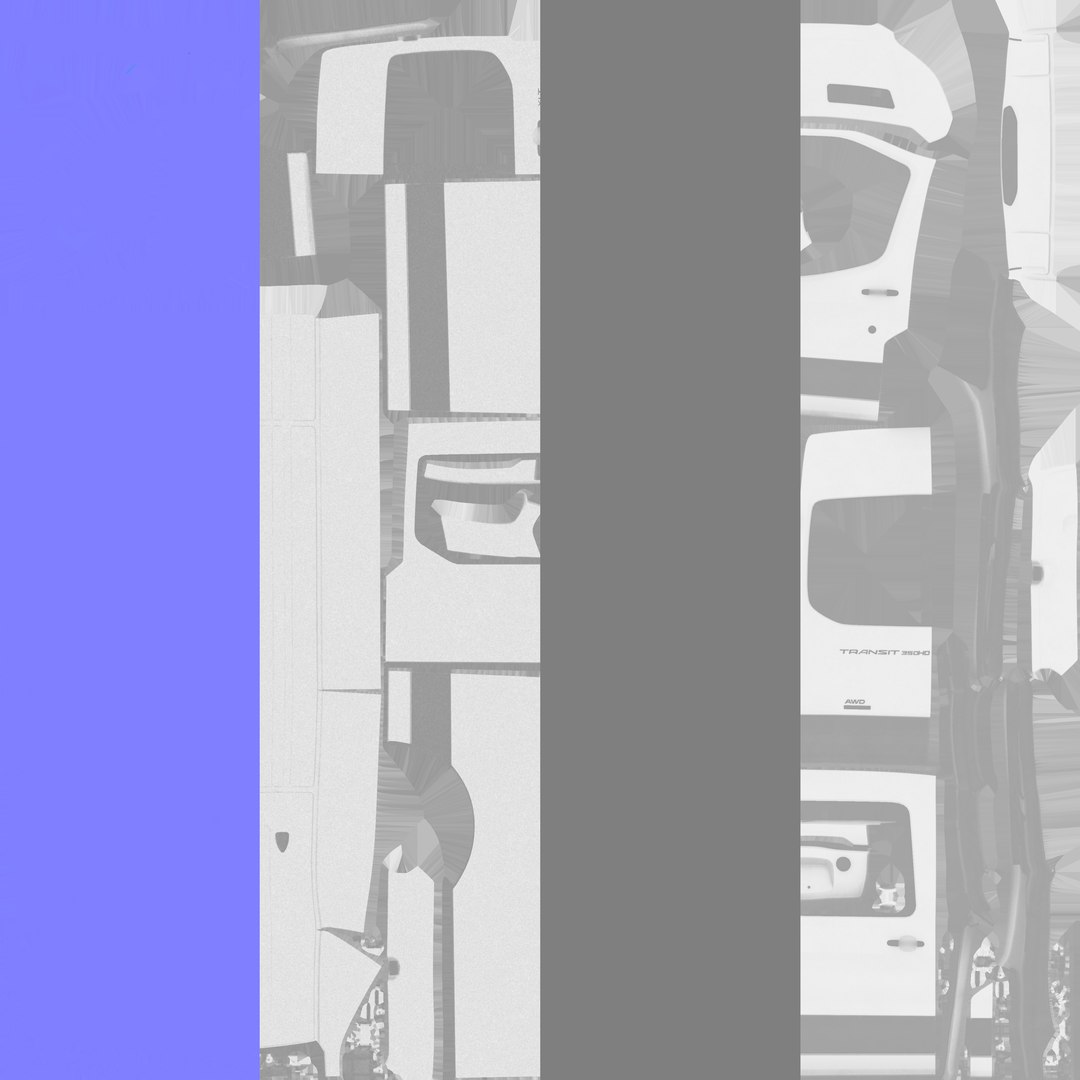 Ford Transit F350HD 2020 Bus 3D model - TurboSquid 2027538