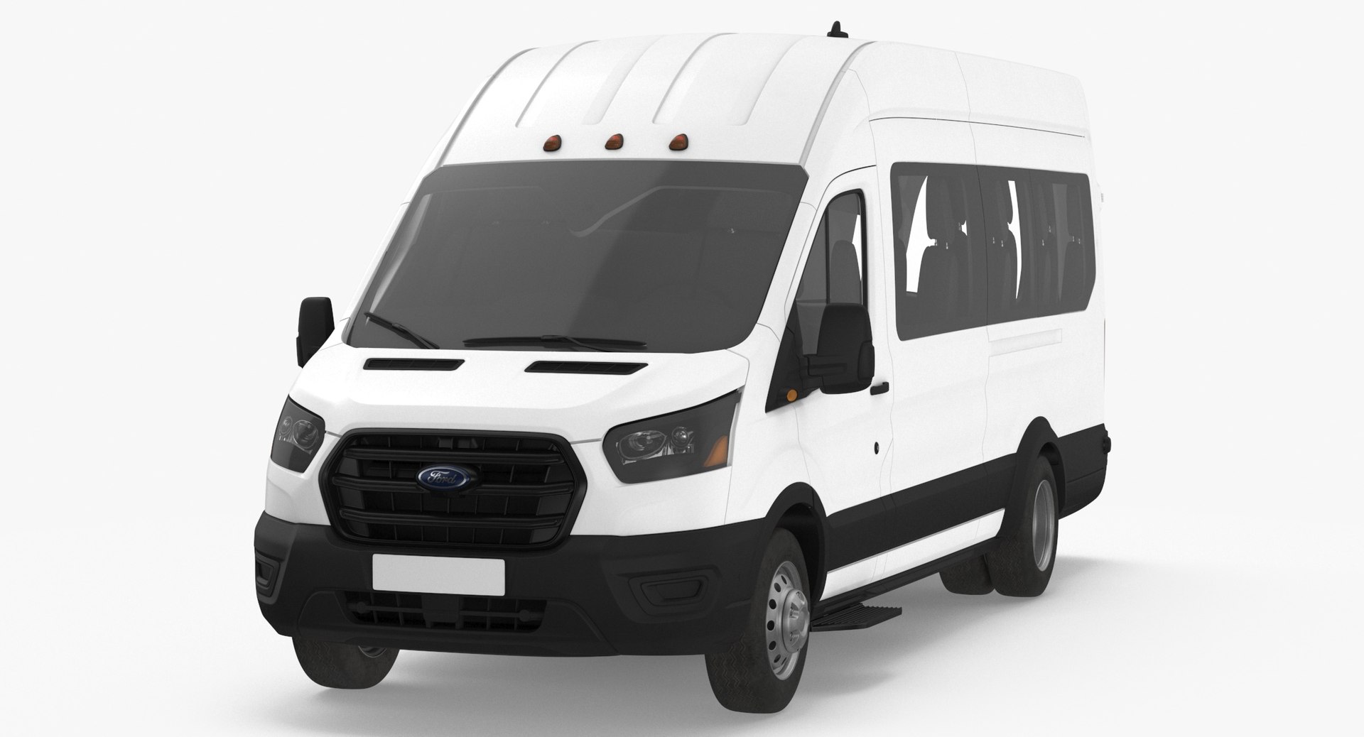 Ford Transit F350HD 2020 Bus 3D model - TurboSquid 2027538