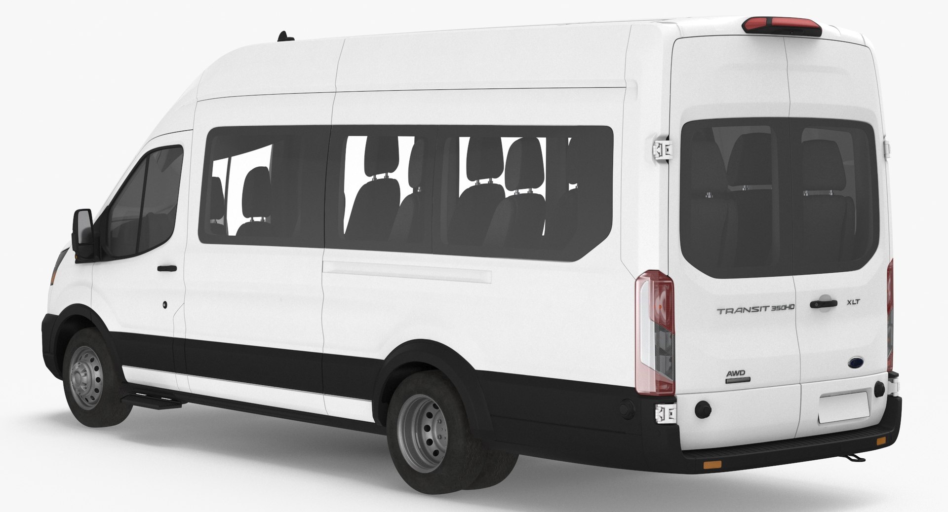 Ford Transit F350HD 2020 Bus 3D Model - TurboSquid 2027538