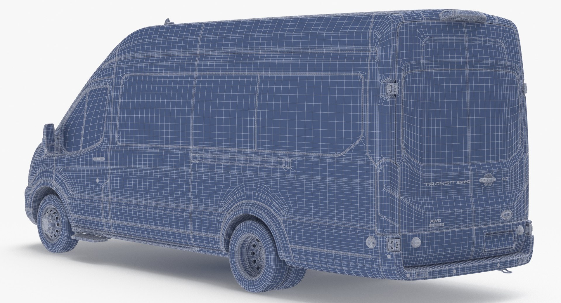 Ford Transit F350HD 2020 Bus 3D model - TurboSquid 2027538